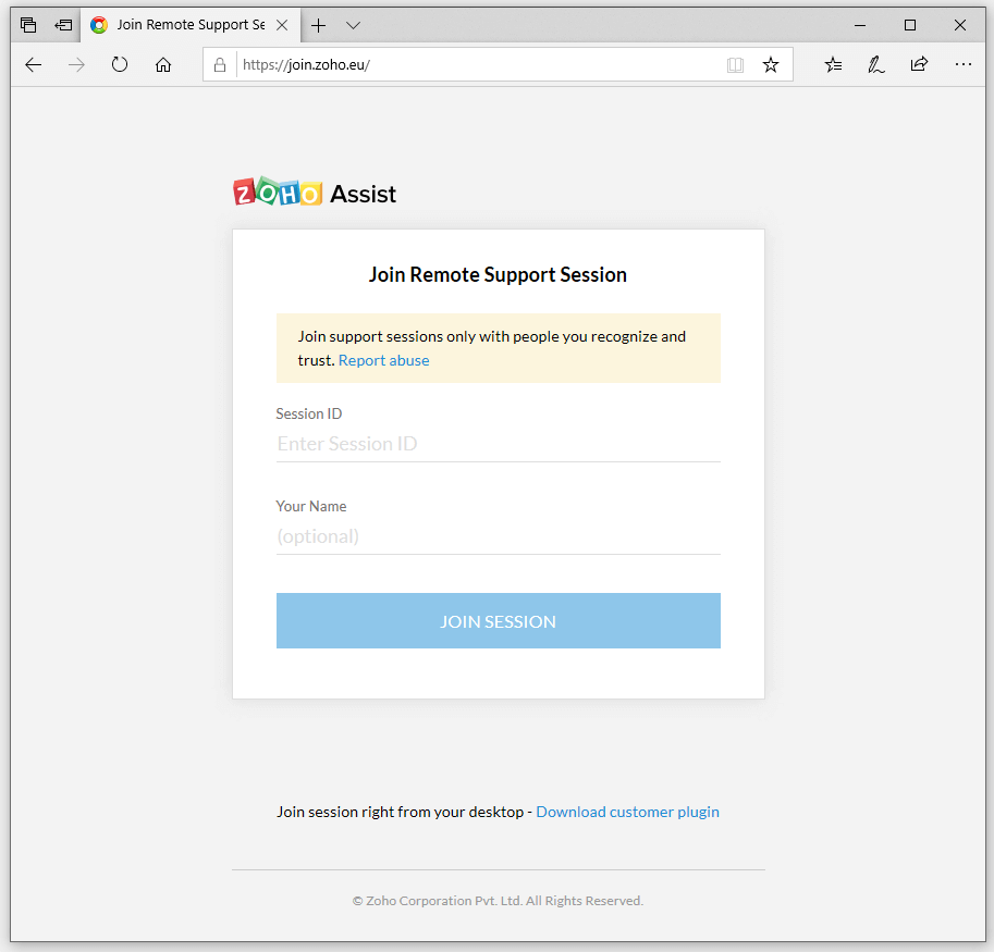 Zoho Remote Support - John The Computer Man